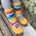 Orange Slipper Boots, Crochet Cottage Slippers, Padraig Slippers ...