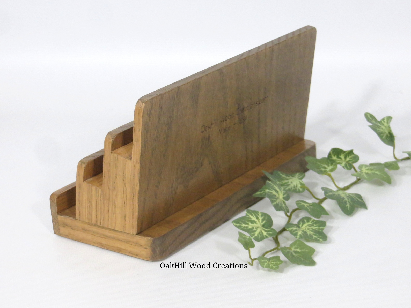 Multiple Card Holder Wooden Card Display Reception Desk | Etsy