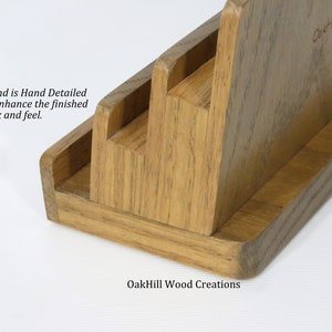 Multiple Card Holder, Wooden Card Display, Reception Desk Stand ...