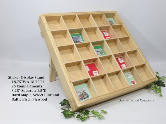 Wooden display stool store