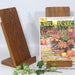 Wood Counter Stand, Display Stand, Menu Stand, Wood Picture Display ...