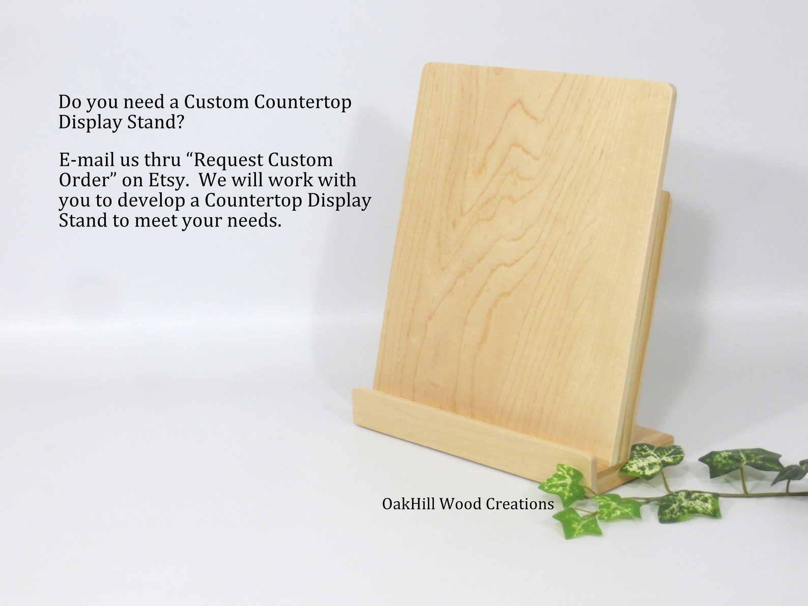 Brochure Display Wood Countertop Stand Trade Craft Booth | Etsy