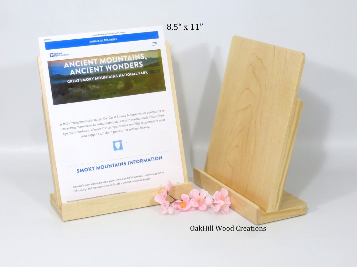 Brochure Display Wood Countertop Stand Trade Craft Booth | Etsy