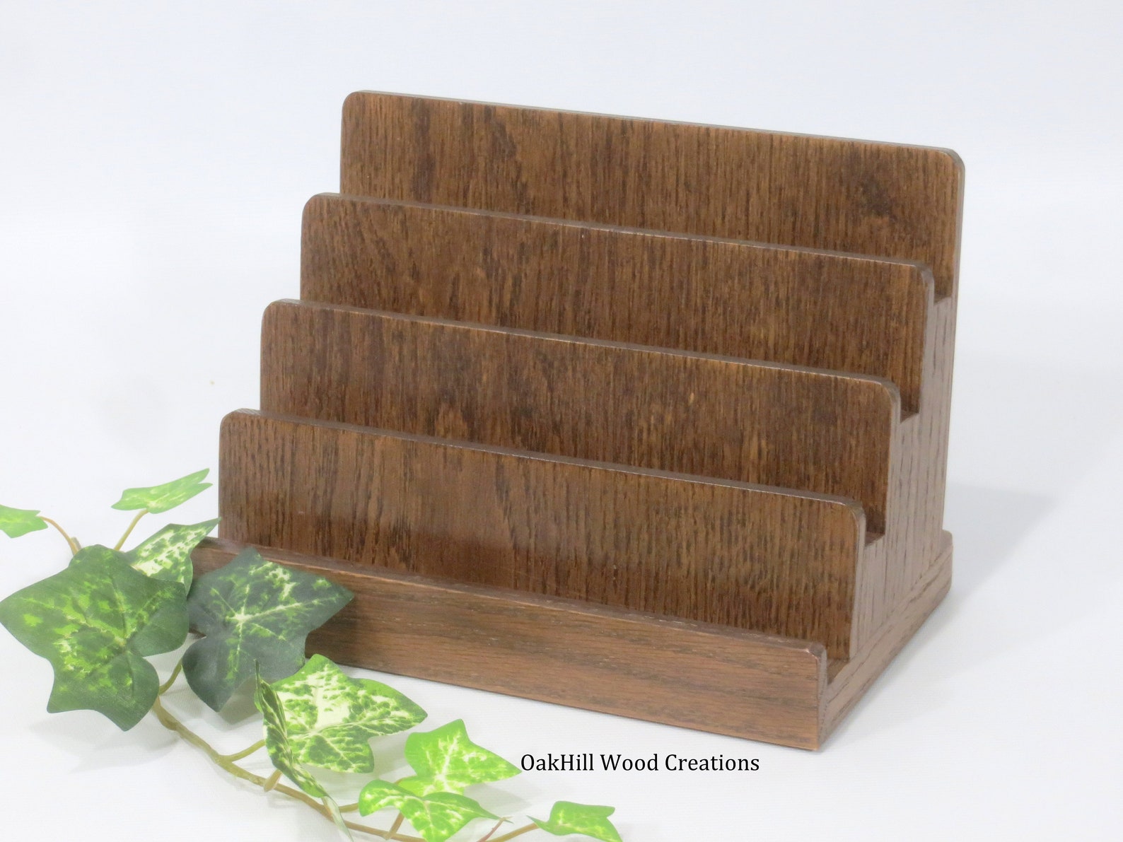 Multiple Card Holder Wooden Card Display Countertop Stand | Etsy