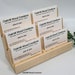 Multiple Business Card Holder Wood Countertop Display - Etsy