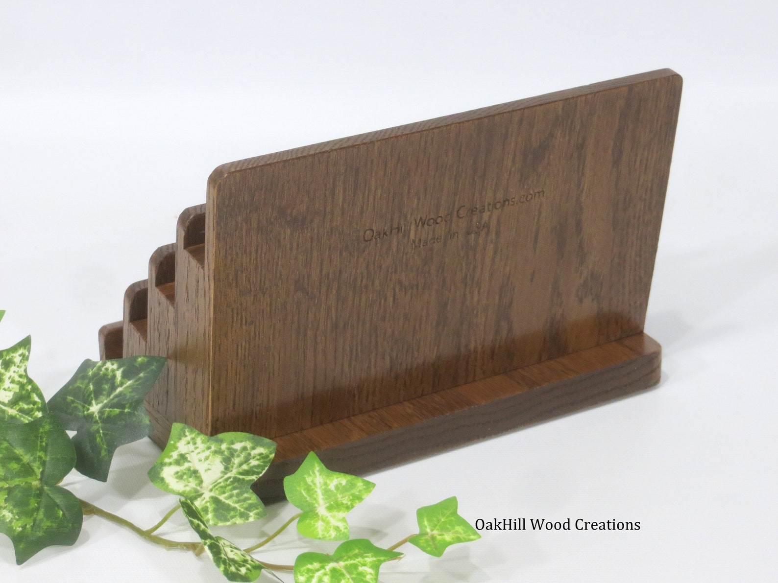 Multiple Card Holder Wooden Card Display Countertop Stand | Etsy