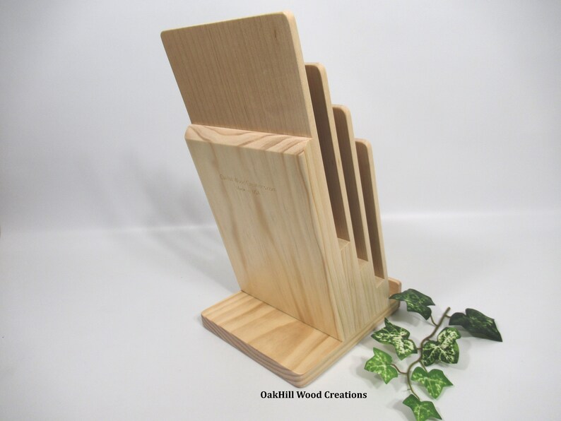 Brochure Holder Wood Countertop Display Conference and - Etsy