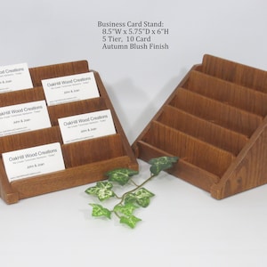 Multiple Card Stand, Business Card Stand, Reception Desk Stand ...