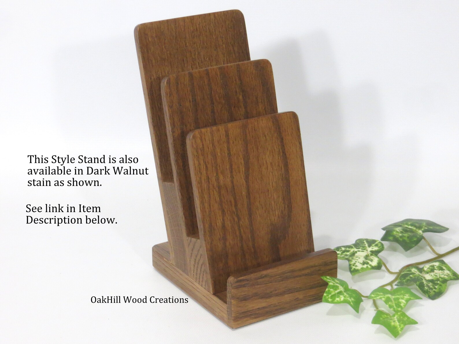 Brochure Holder Display Stand 3 Tier Wooden Display Stand | Etsy