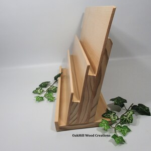 Card Display Wooden, Gallery Exhibit, Greeting Card Stand, Countertop ...