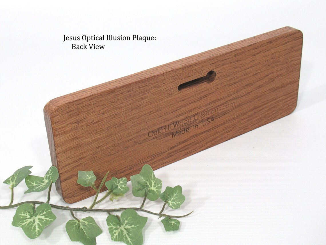 Jesus Optical Illusion Jesus Wall Plaque Jesus Name Sign - Etsy