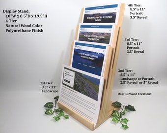 Countertop Brochure Display - Etsy