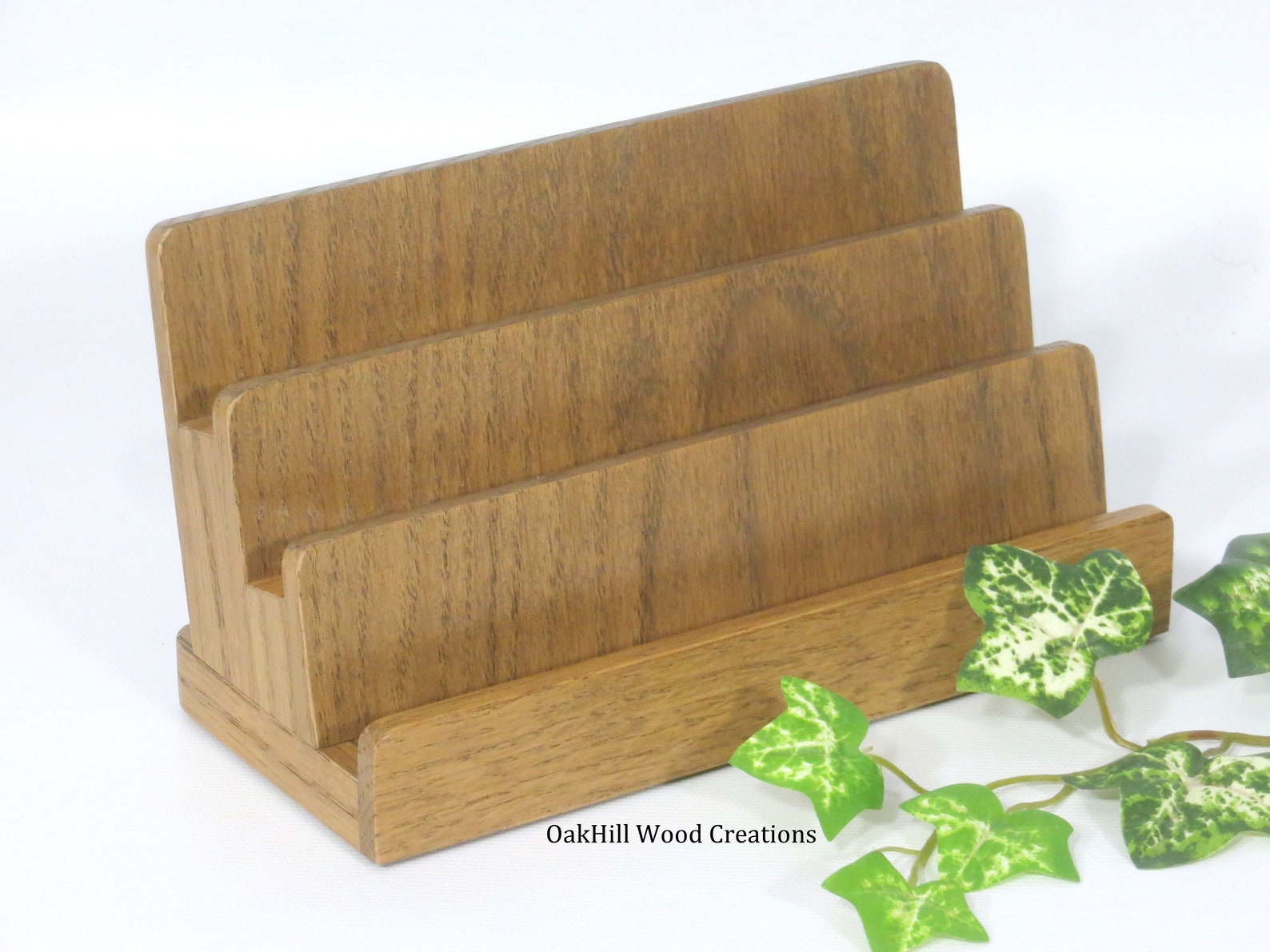 Multiple Card Holder Wooden Card Display Reception Desk | Etsy