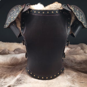 Female Leather Armor | Ladies Armor | Cuirass | Corset | Pauldrons | Breastplate | Shieldmaiden ...