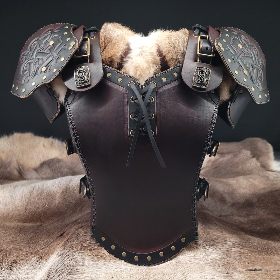 Female Leather Armor | Ladies Armor | Cuirass | Corset | Pauldrons ...