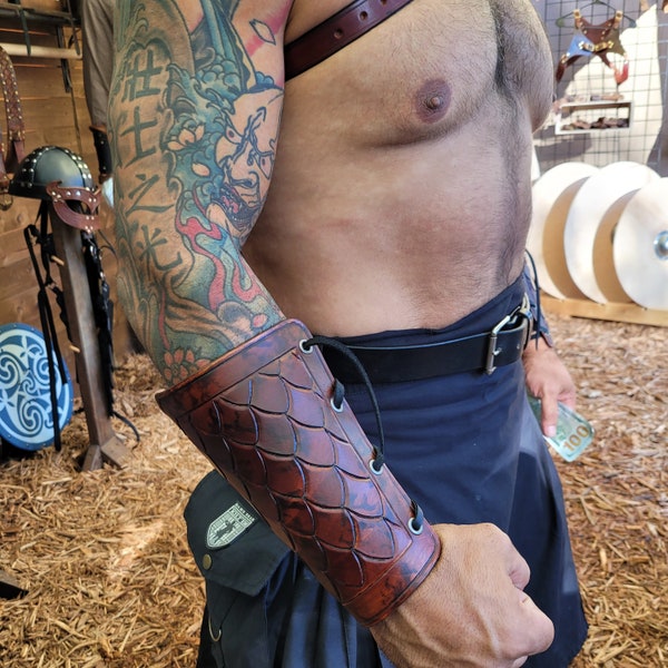 Dragon Scale Bracers - Etsy