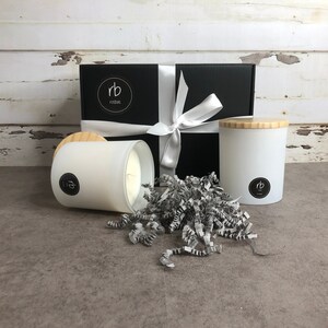Soy Candle Gift Set Scented 2 Glass Jars 7 Oz/200 G Ea. - Etsy Norway