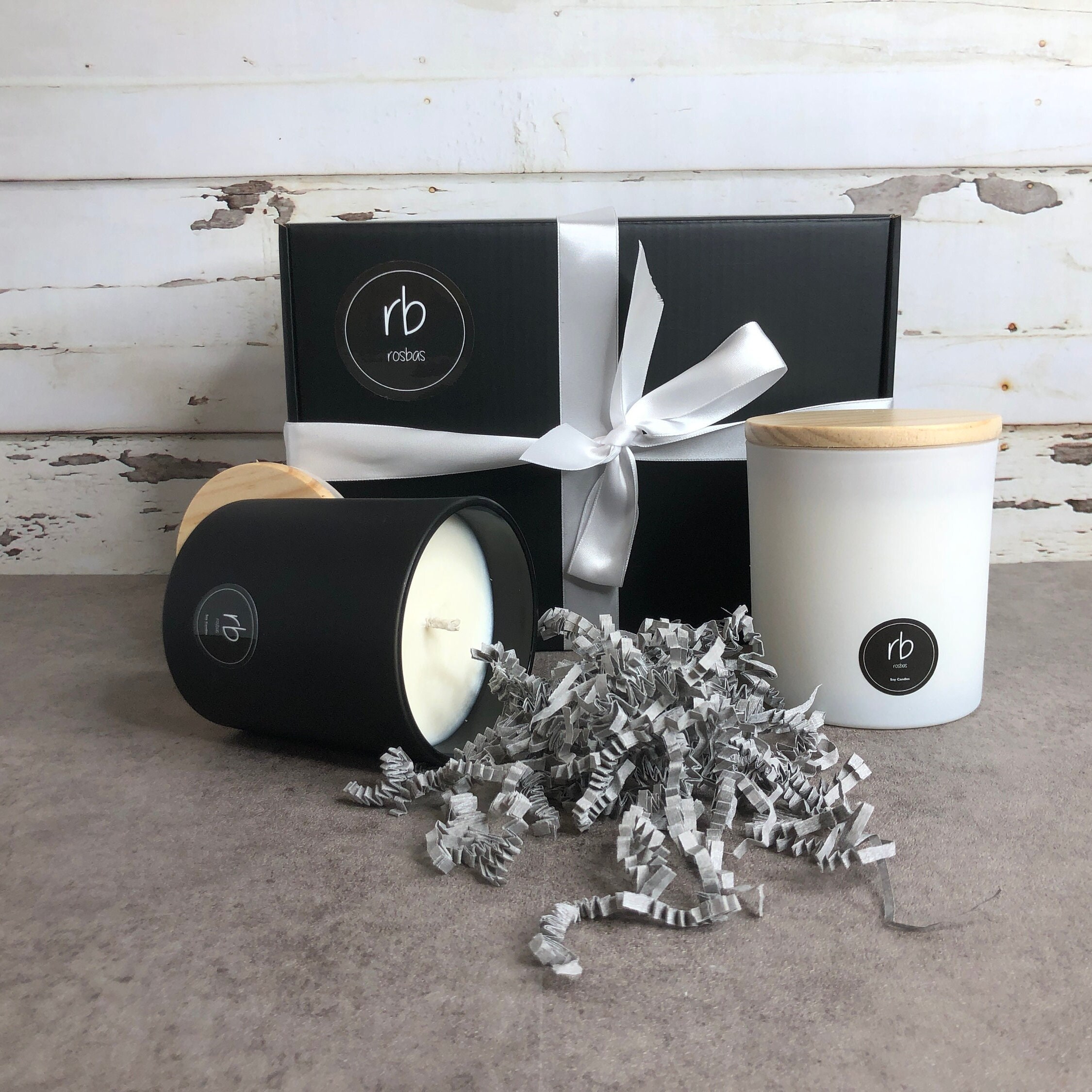 Soy Candle Gift Set Scented 2 Glass Jars 7 Oz/200 G Ea. - Etsy Norway