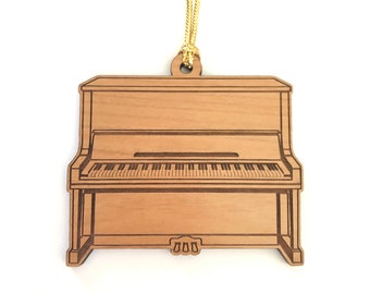 Piano Keys Ornament Personalized 3 Sizes Available - Etsy