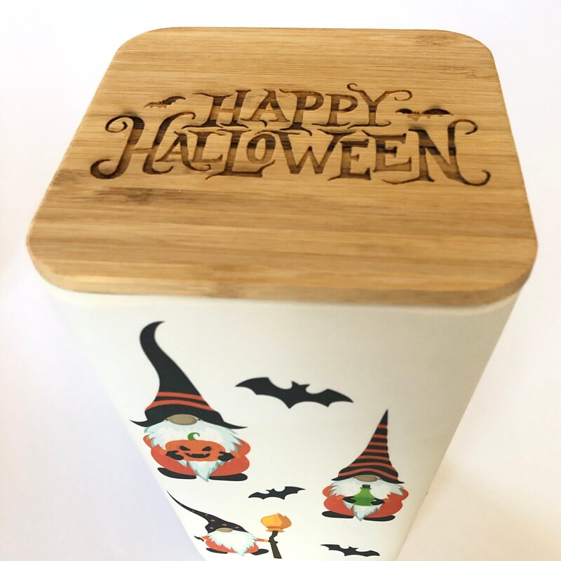 Halloween Tin Canister - Etsy