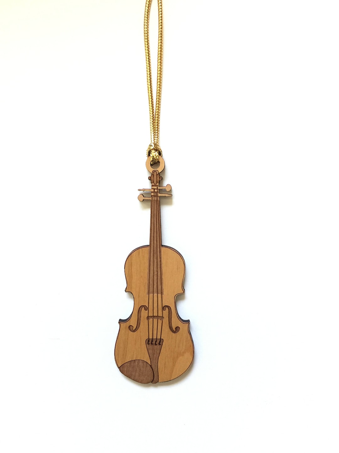 Personalized Wood Violin / Viola Ornament - Etsy
