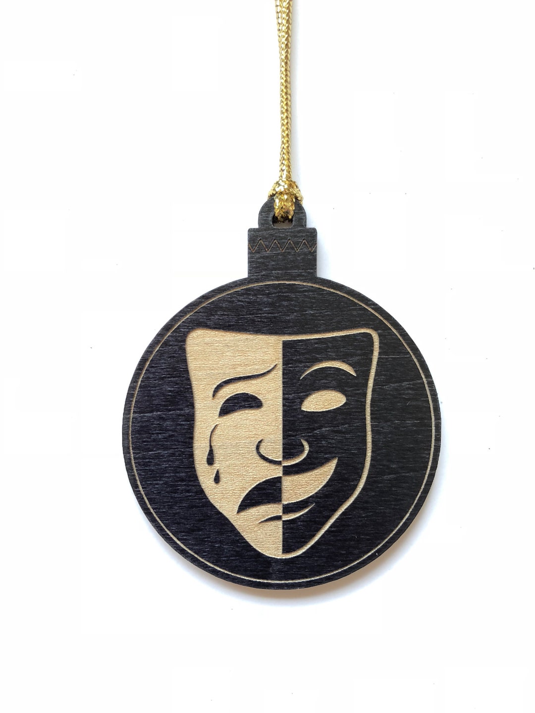Personalized Wood Theater / Drama Ornament - Etsy
