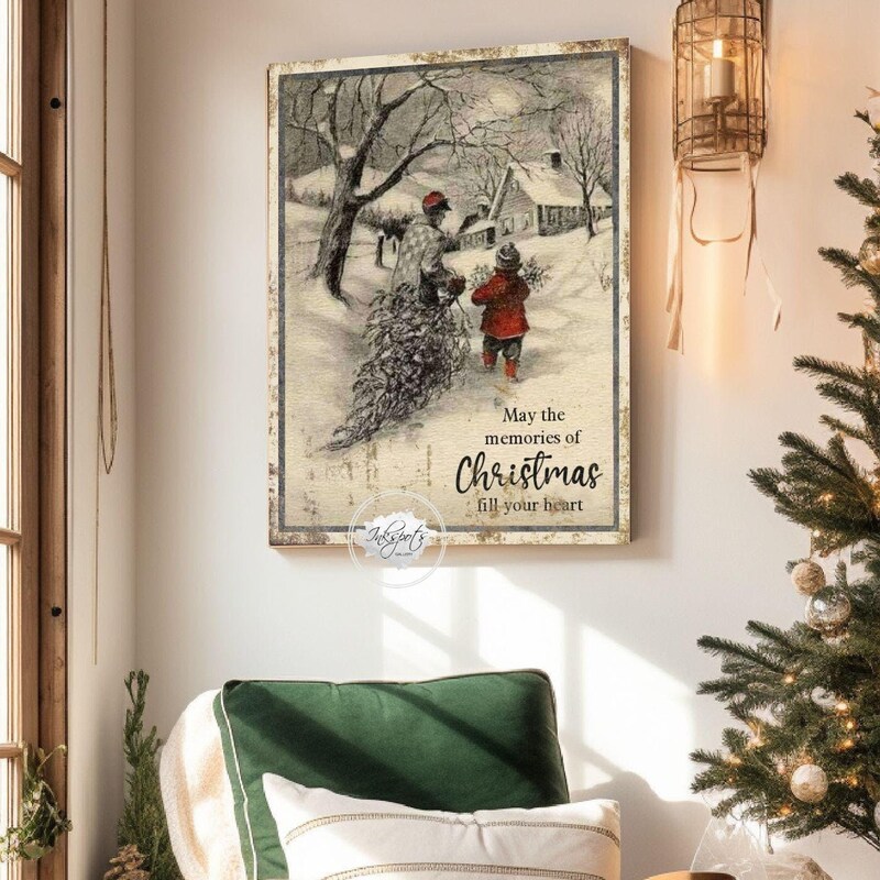 Rustic Holiday Sign - Etsy