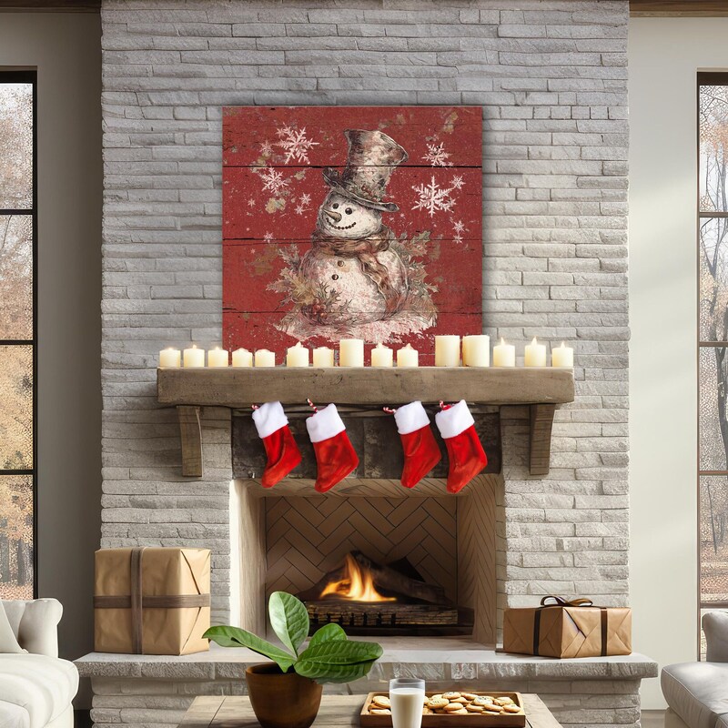 Rustic Snowman - Etsy
