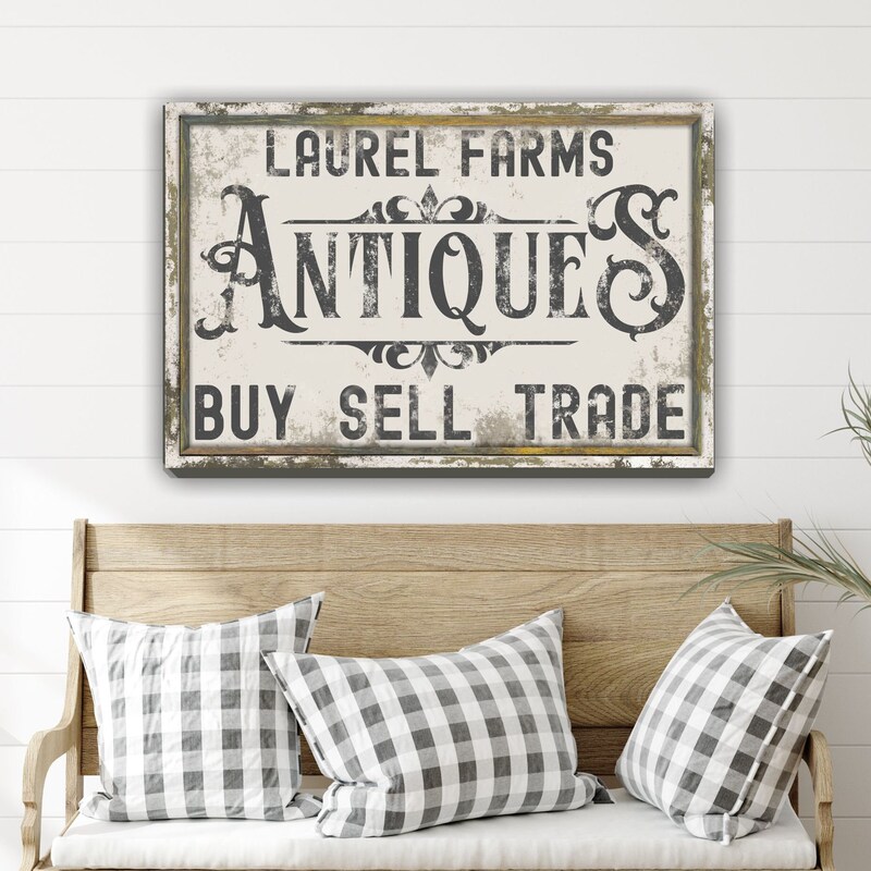 Large Vintage Sign - Etsy