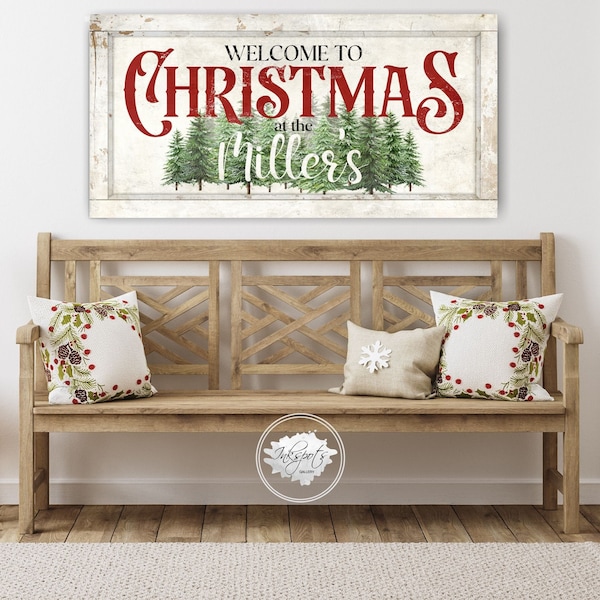 Personalized Christmas Signs - Etsy