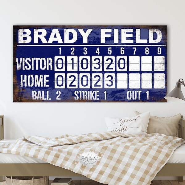 Baseball Scoreboard - Etsy