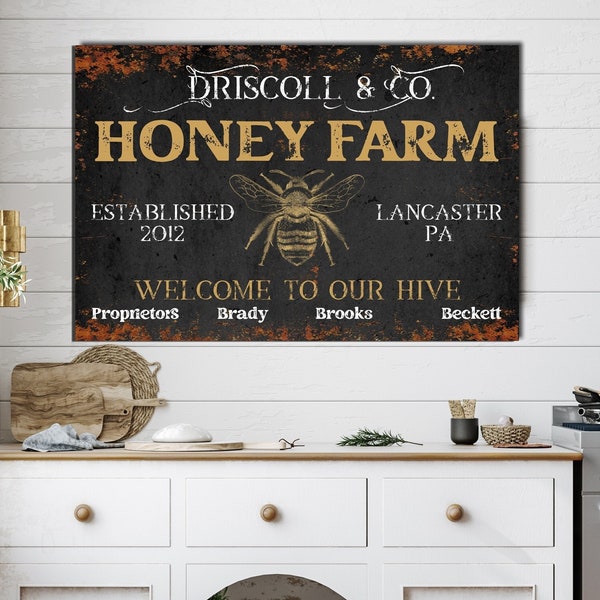 Honey Sign - Etsy