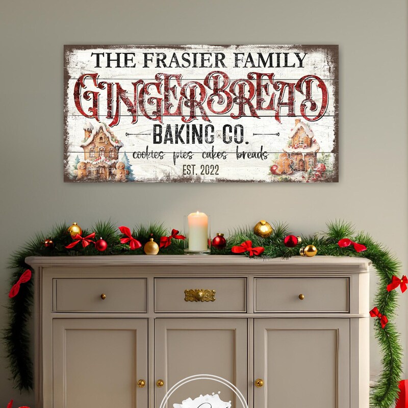 Gingerbread Sign - Etsy