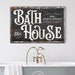 Vintage Bath Sign, Relax Bathroom Sign, Personalized Modern Farmhouse ...