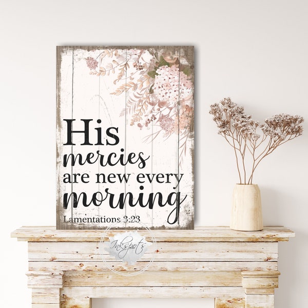 His Mercies Are New - Etsy