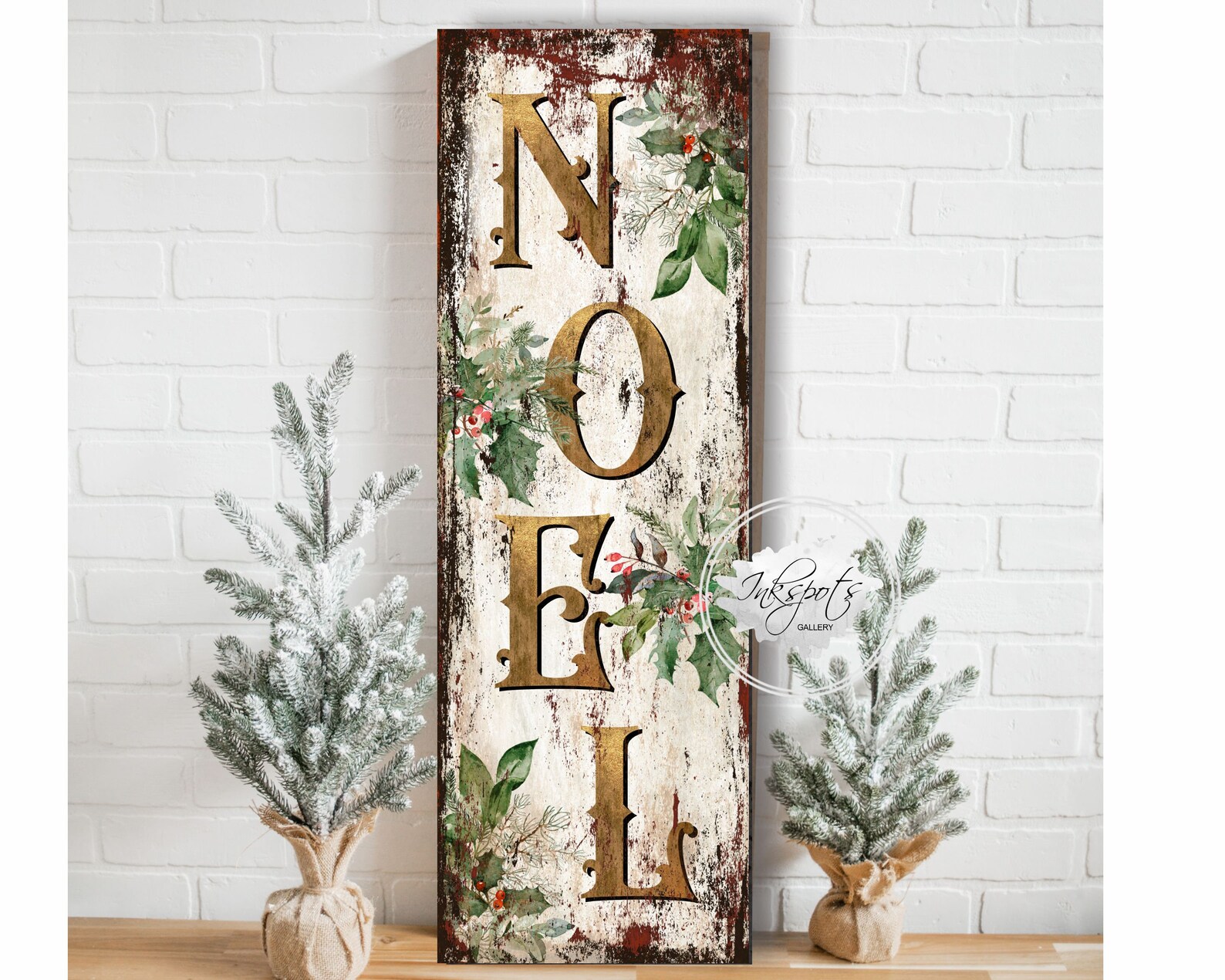 Noel Christmas Sign, Holiday Porch Entryway Mantel Decoration CH117 - Etsy
