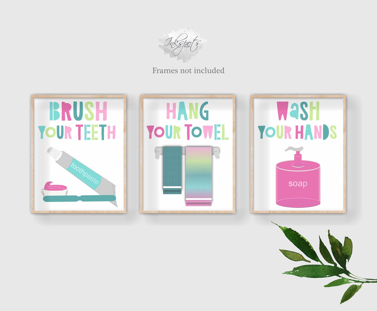 Kids Bathroom Art BATHROOM RULES Sign PRINTABLE Wall Decor - Etsy