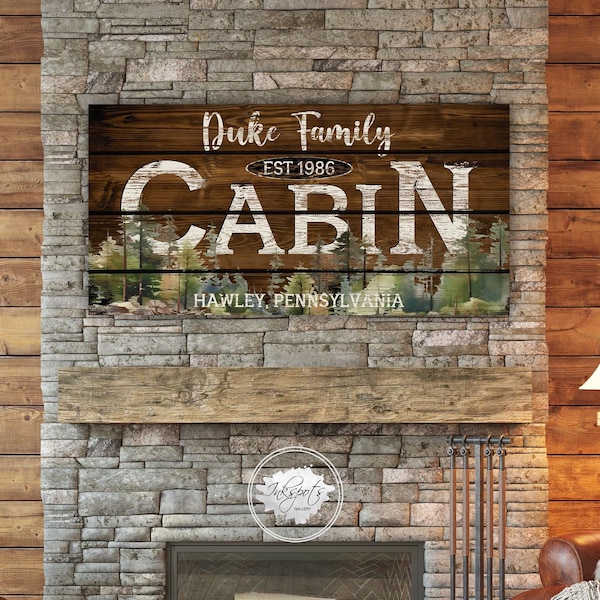 Custom Cabin Signs - Etsy