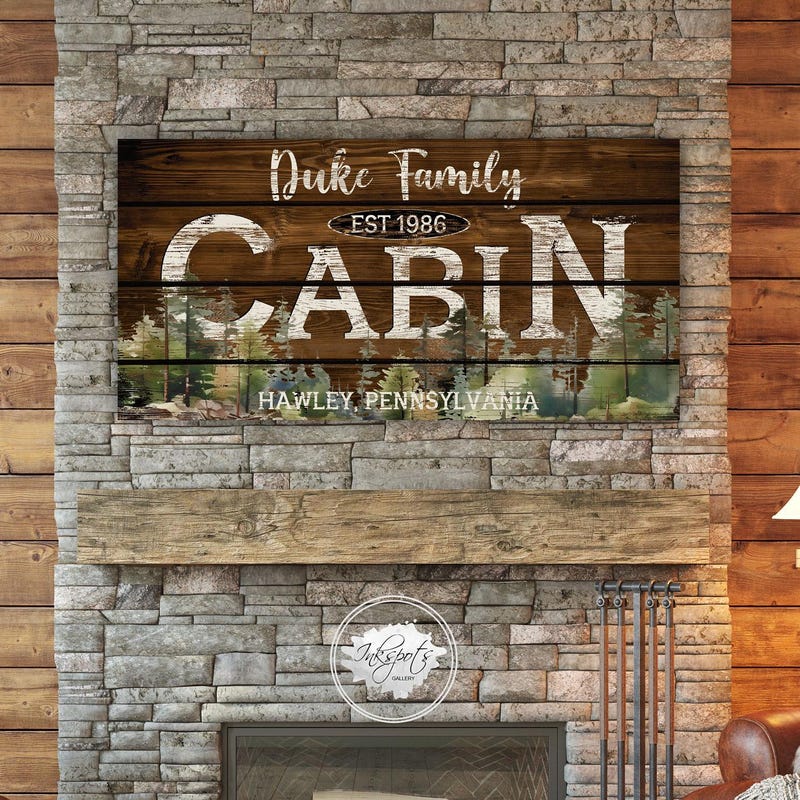 Rustic Cabin Decor - Etsy