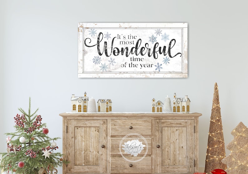 Its the Most Wonderful Time of the Year Christmas Sign - Etsy
