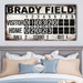 Vintage Style Baseball Scoreboard Sign Boys Room Decor, Personalized ...