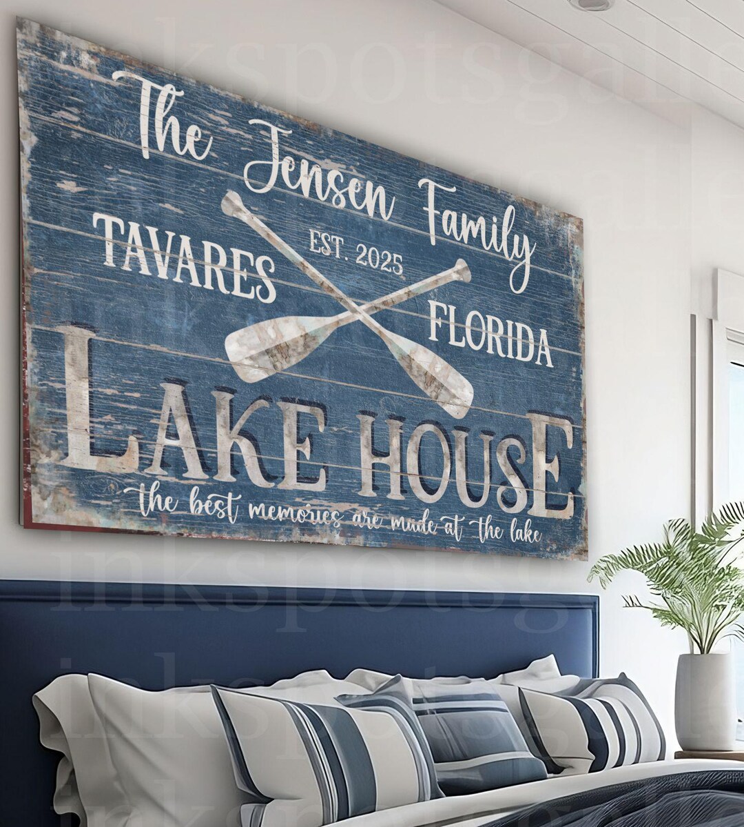 Lake House Sign Personalized Lake Life Decor the Best Memories Are Made ...