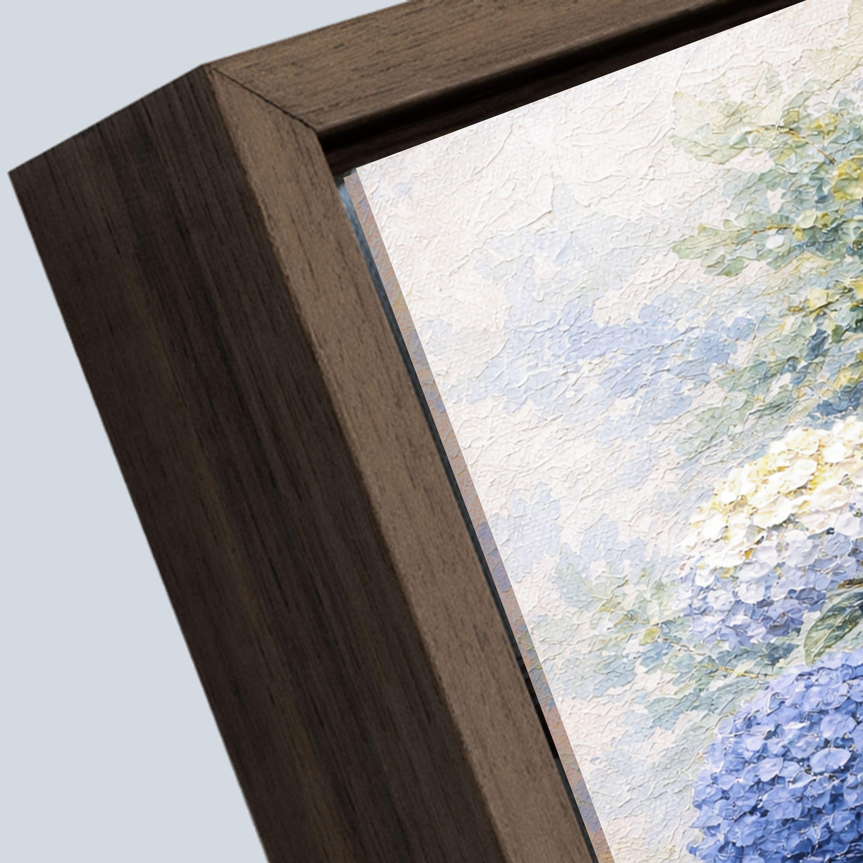 Hydrangea Wall Art: Hydrangeas Nature Scene Living Room Wall Decor ...