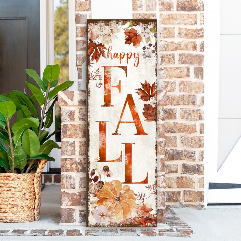 Fall Sign for Front Porch - Etsy