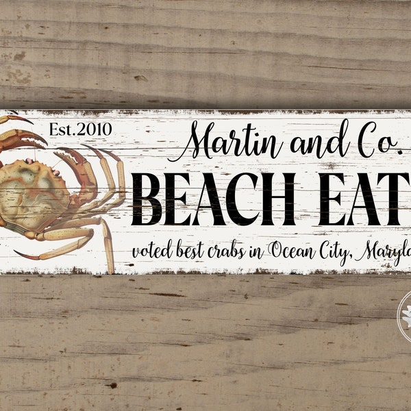 Rustic Beach Sign - Etsy
