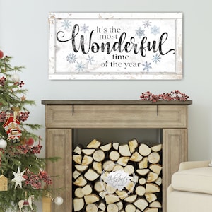 Its the Most Wonderful Time of the Year Christmas Sign - Etsy