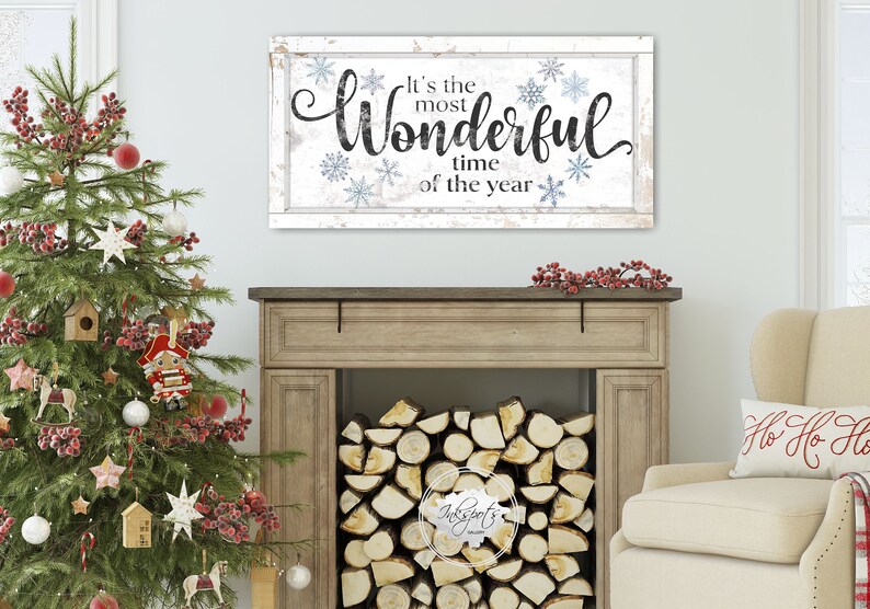 Its the Most Wonderful Time of the Year Christmas Sign - Etsy