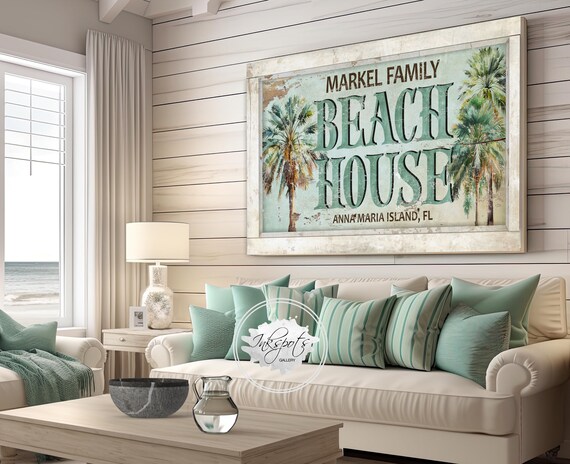 Wall decor beach theme store