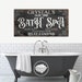 Vintage Bath Sign, Relax Bathroom Sign, Personalized Modern Farmhouse ...