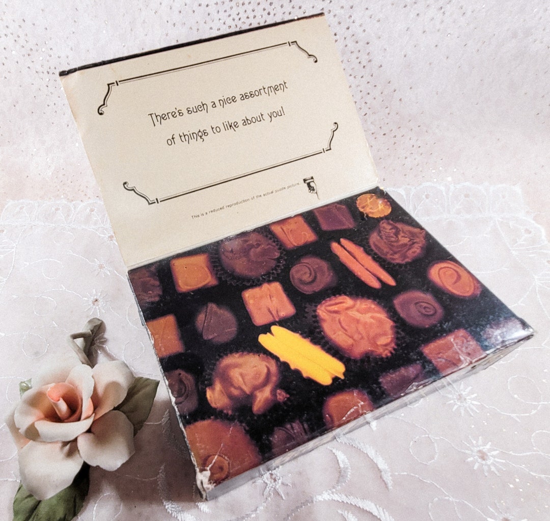 Vintage Victorian Puzzles Chocolate Box Candy Box Iobs - Etsy